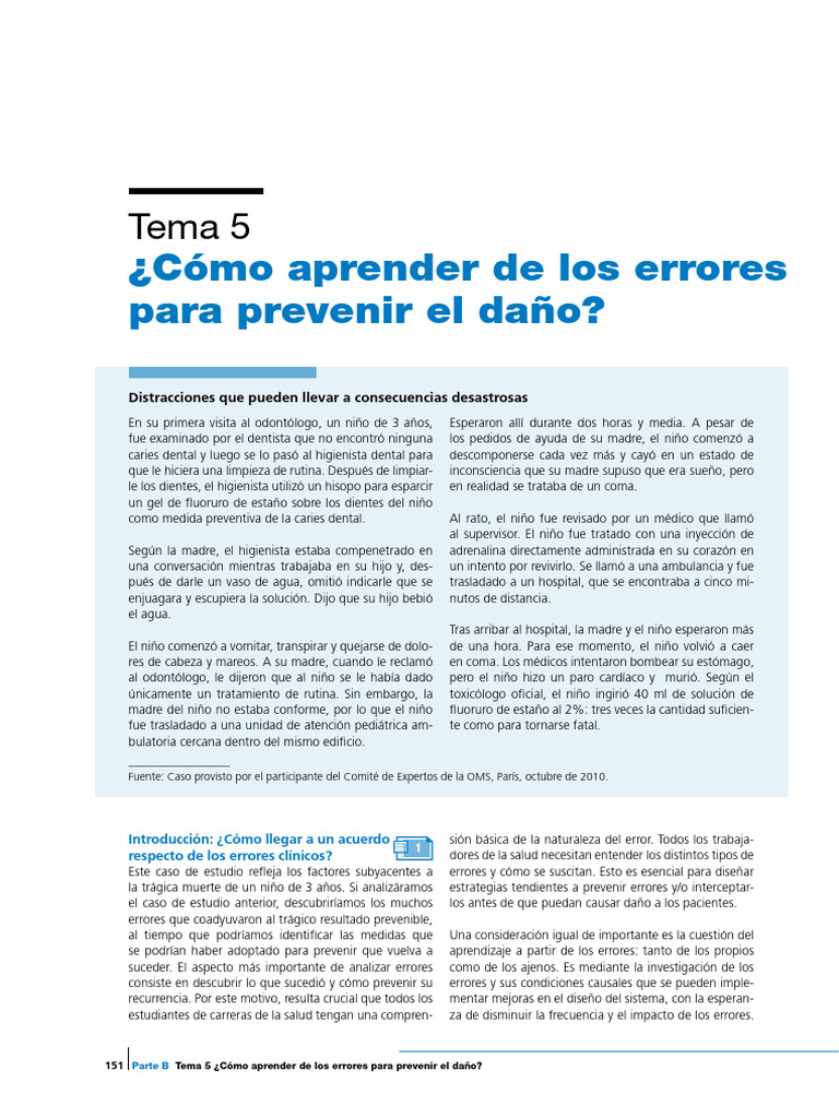 Cómo Aprender de Los Errores para Prevenir El Daño | PDF | Seguridad ...