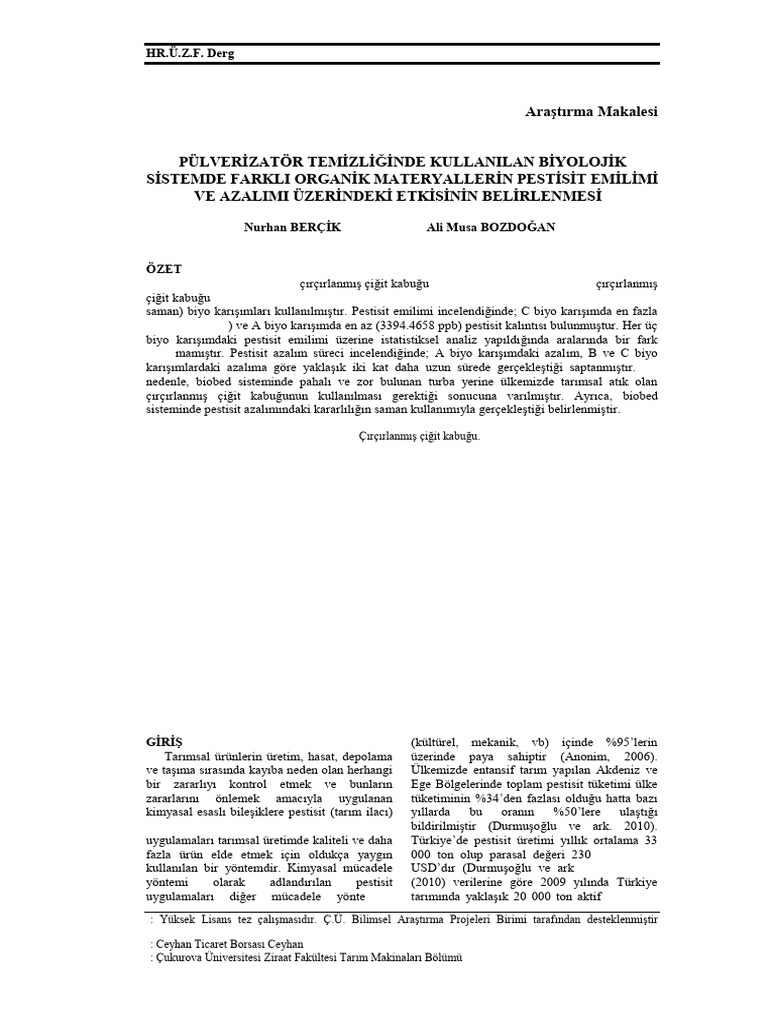 Araştırma Makalesi: Anahtar Kelimeler | PDF