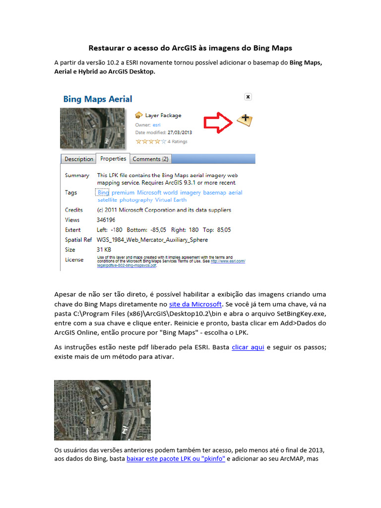 Acesso Ao Bing Maps | PDF
