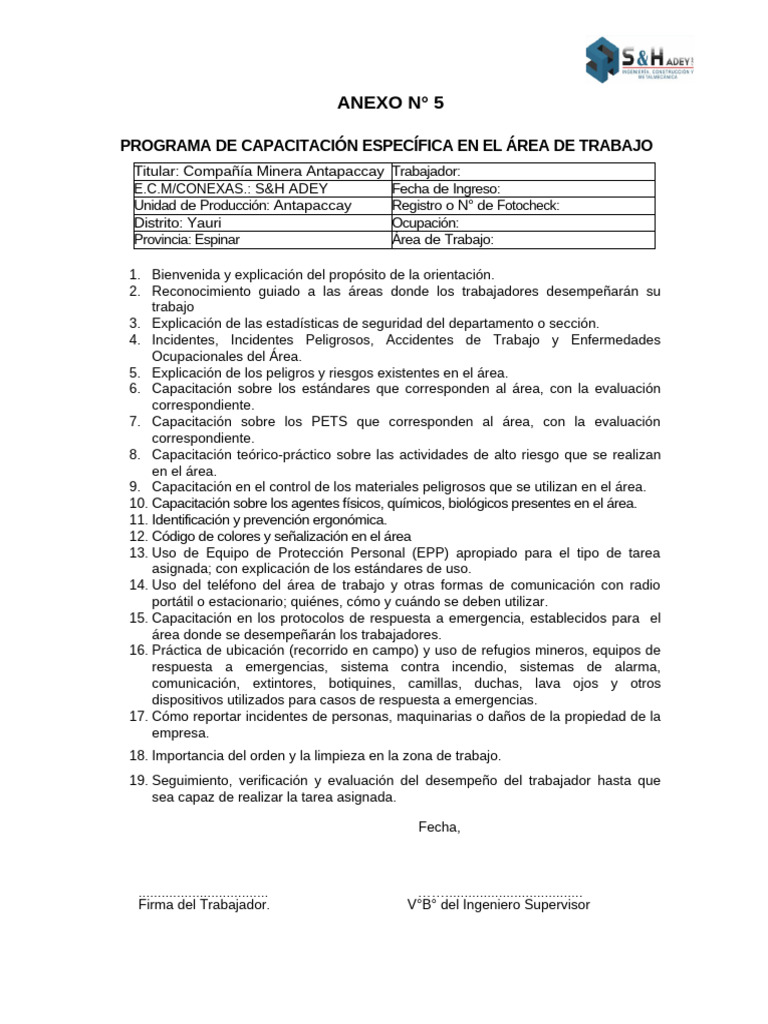 Anexo #5 | PDF | La seguridad