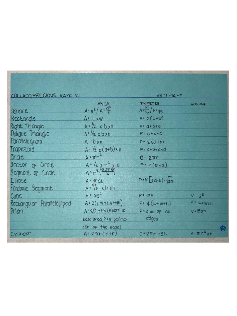 Solid Mensuration | PDF