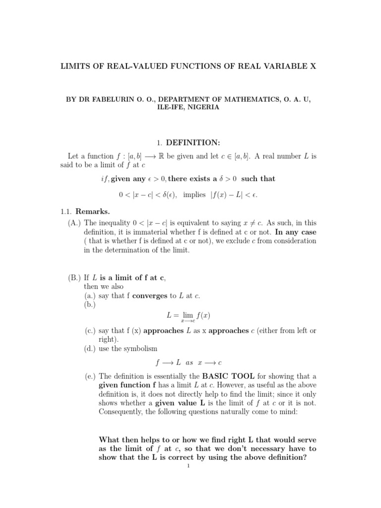MTH Compiled | PDF | Infinity | Mathematical Analysis