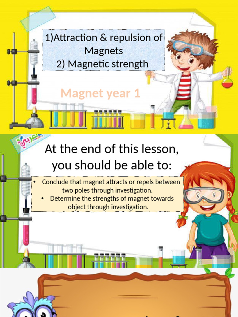 Attraction & Repulsion of Magnets | PDF