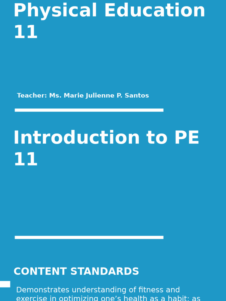 Pe1 Unit1 | PDF | Strength Training | Physical Fitness