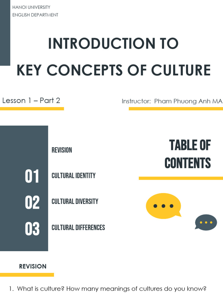 Lesson 1 - Intro To Key Concepts 2 | PDF | Identity (Social Science) | Multiculturalism