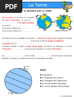Planisphère à Compléter pour 6ème | PDF | Sciences et mathématiques