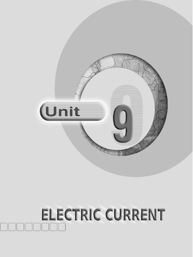 09 Electric Current | PDF | Applied And Interdisciplinary Physics ...