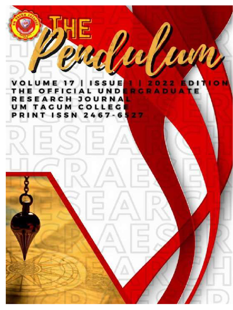 2022 Edition - THE PENDULUM - Vol. 17, Issue 1 | PDF | Human Communication