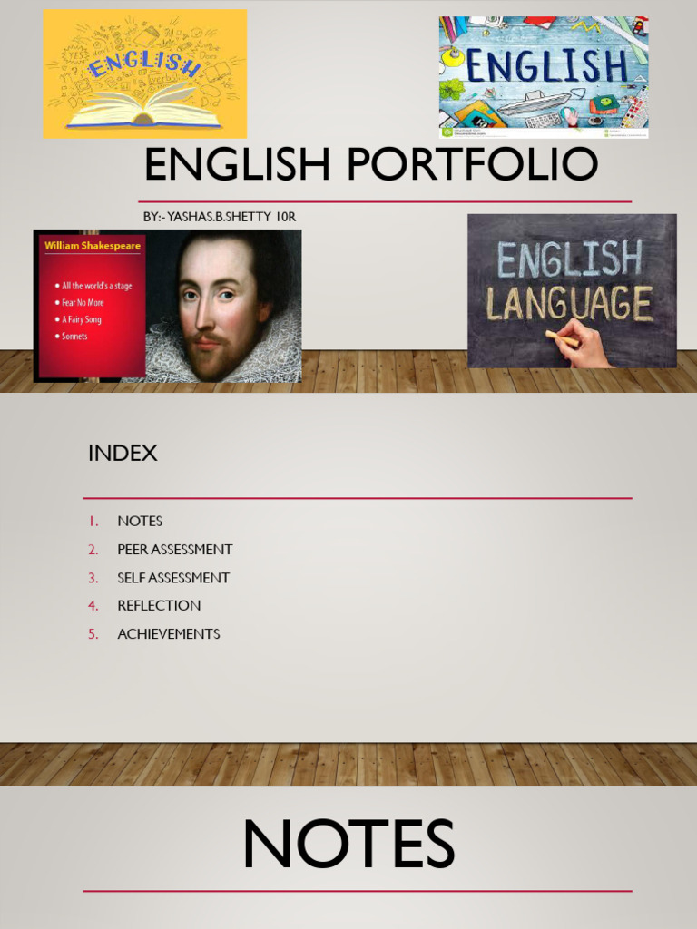 ENGLISH PORTFOLIO 10TH | PDF