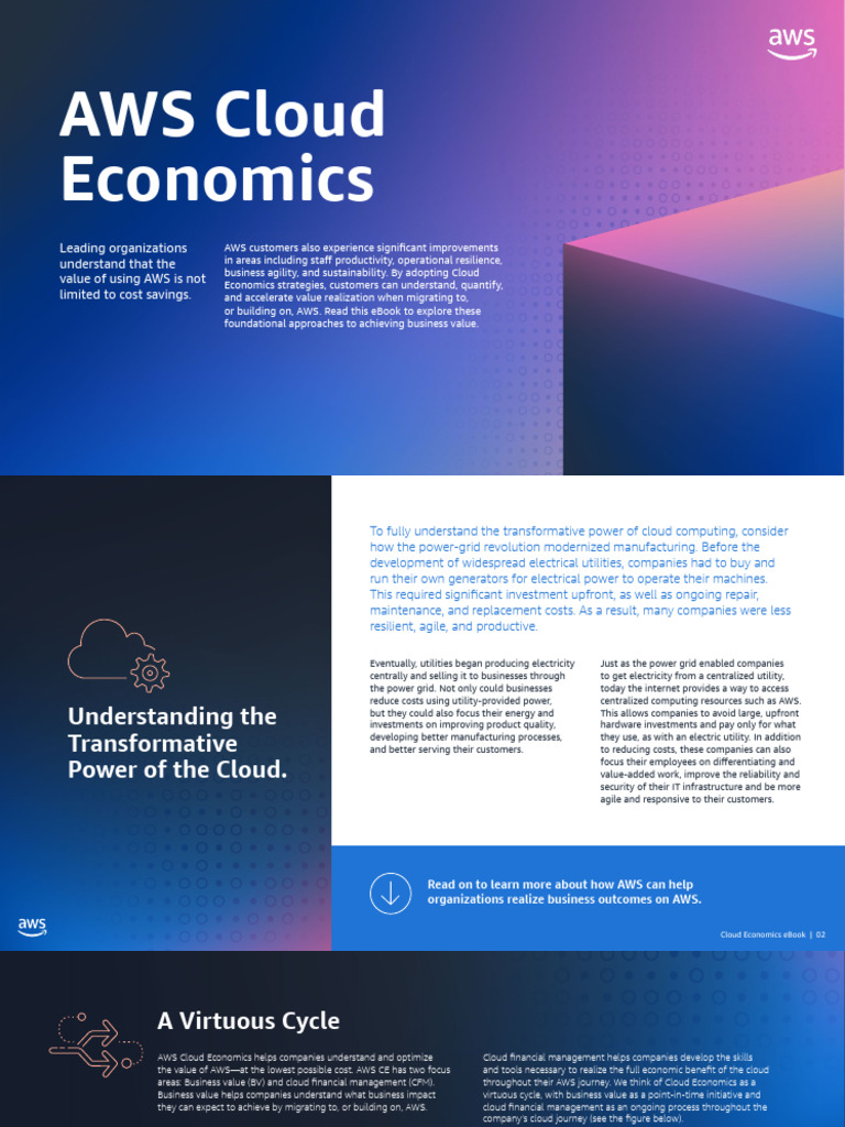 Aws Cloud Economics e Book | PDF | Cloud Computing | Amazon Web Services