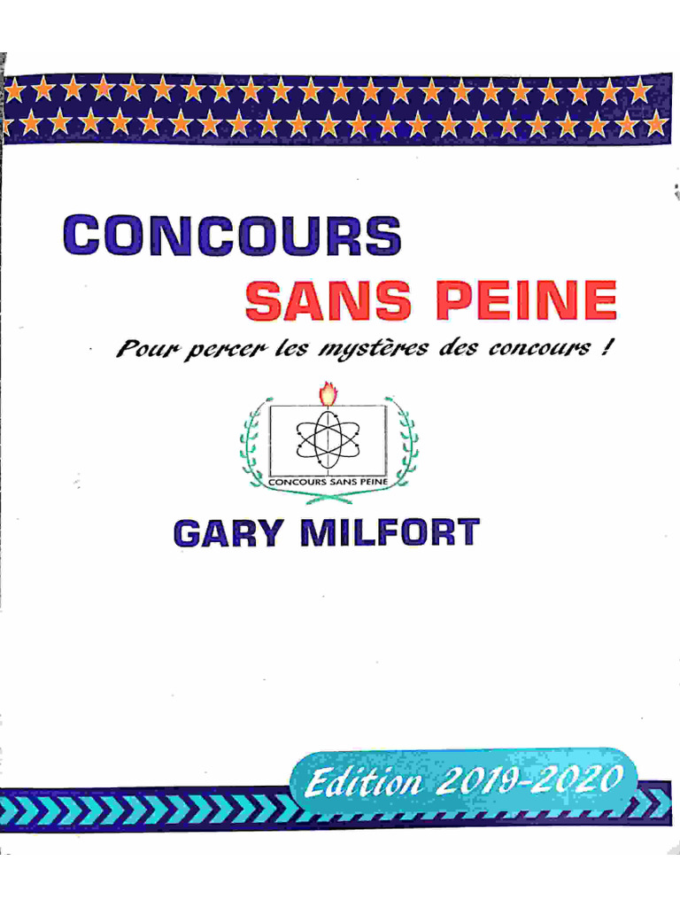 Livre Concours Sans Peine-1 | PDF