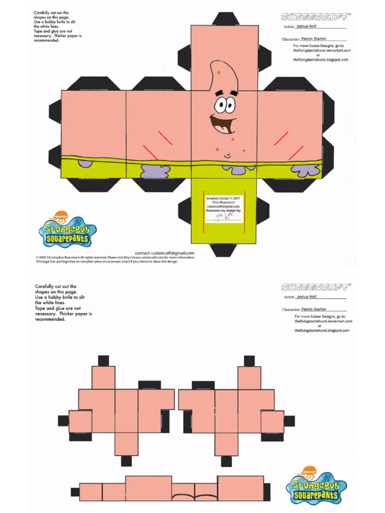 patrick-paper-toy-paper-craft | PDF