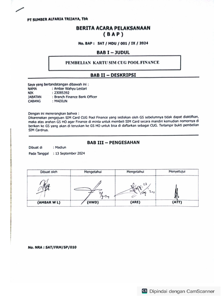 Bap Cug Finance | PDF