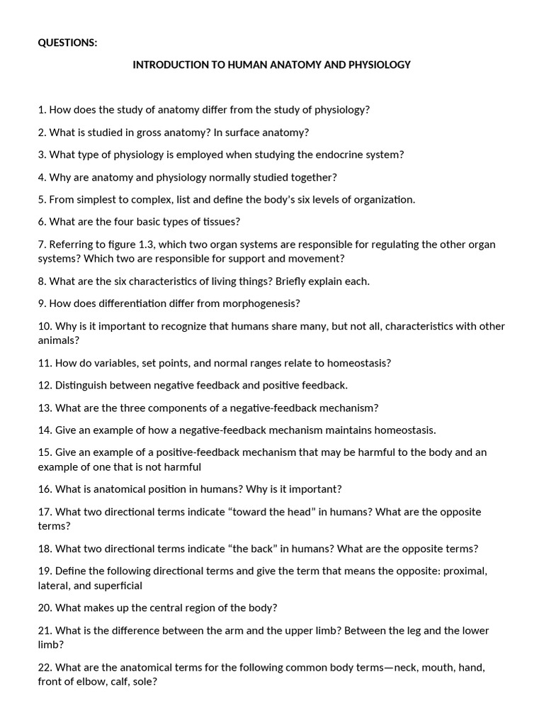 AnaPhy questions | PDF | Cell Membrane | Cell Signaling