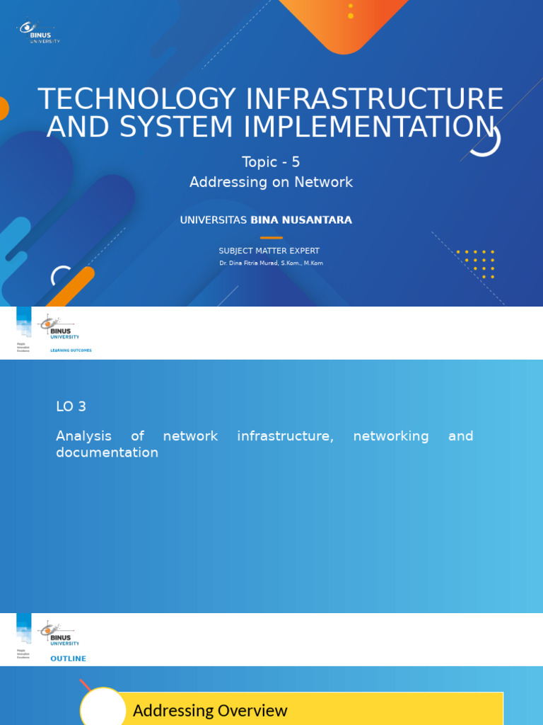 PPT5-DFM | PDF | I Pv6 | Ip Address