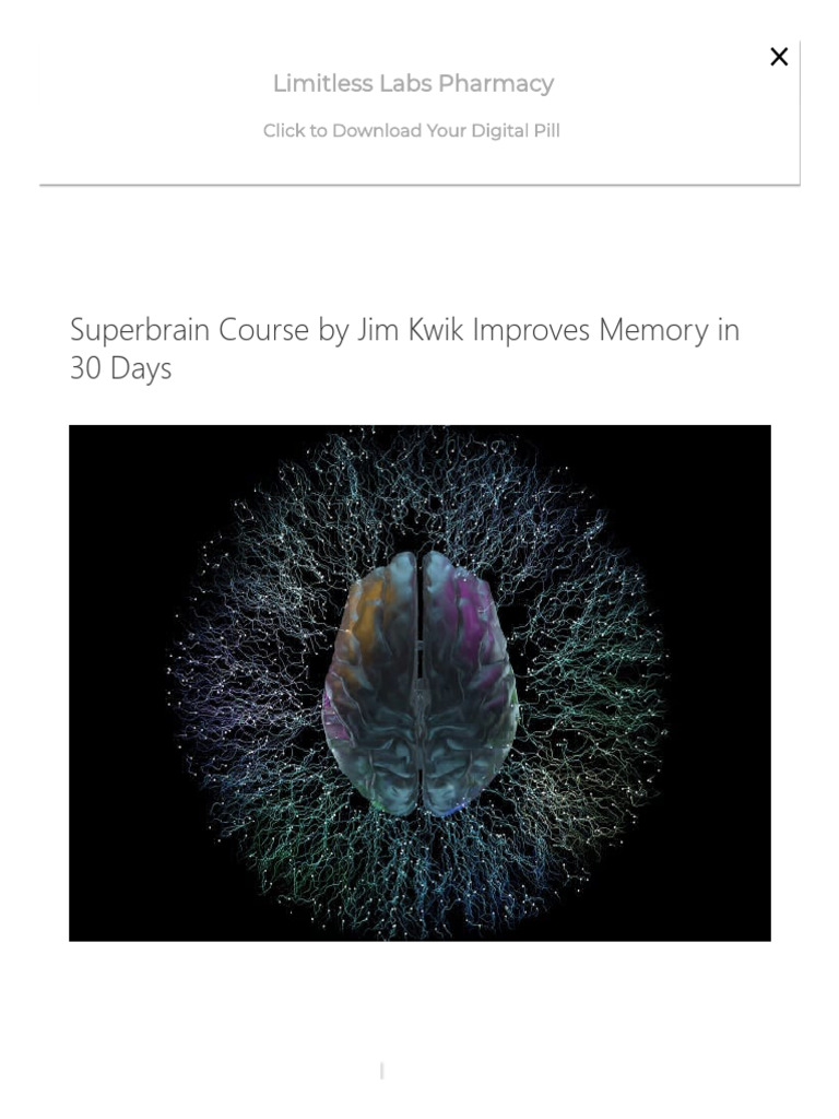 Jim Kwik Superbrain Course Review [Improve Memory_30 Days] | PDF ...