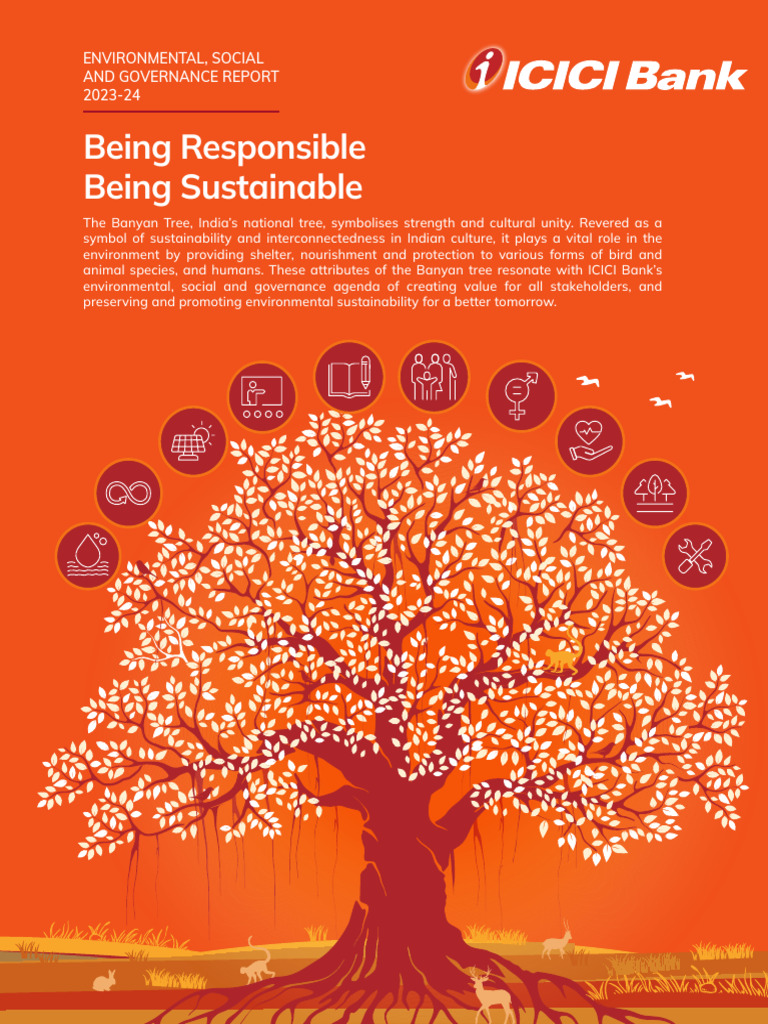 Icici Bank Esg Report 2023 24 | PDF | Sustainability | Governance