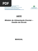 Manual Sisgesc | PDF | Biometria | Refeição