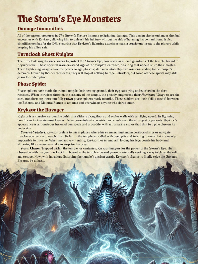 2373196-The Storms Eye - Monsters | PDF