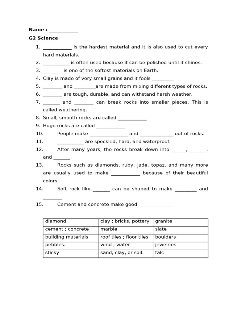 G2 Science W16 | PDF