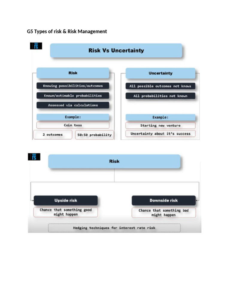 G5 Types of Risk | PDF