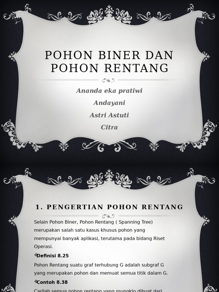 Pohon Biner Dan Pohon Rentang | PDF