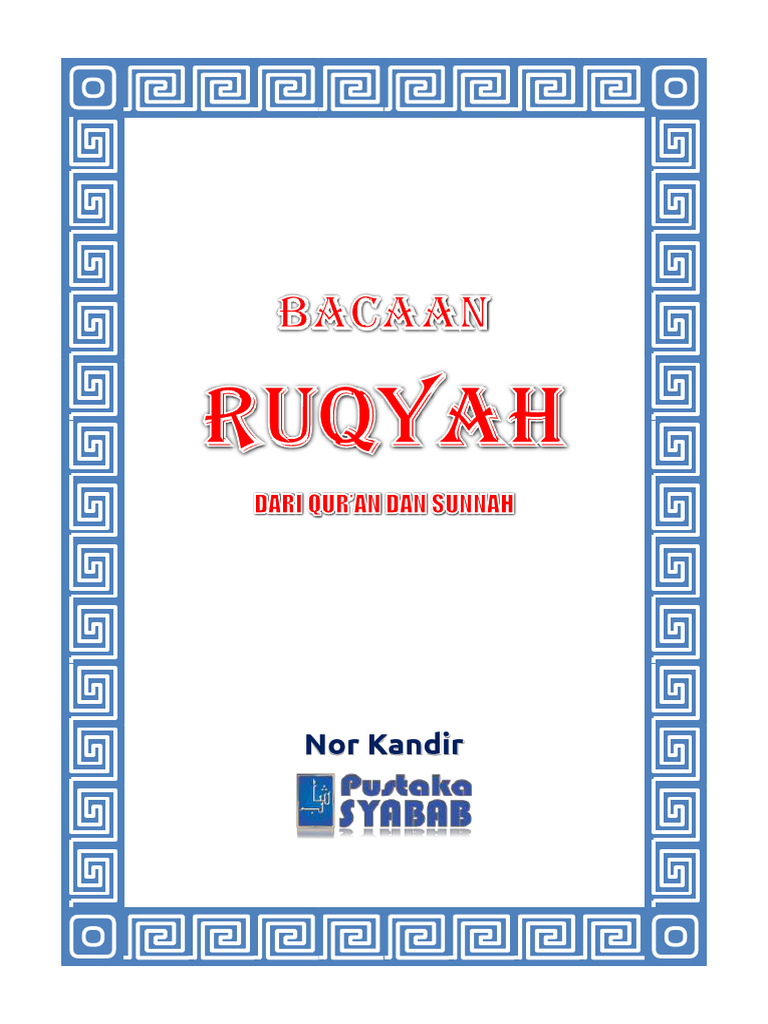 Bacaan Ruqyah Dari Qur'an Dan Sunnah Ebs | PDF