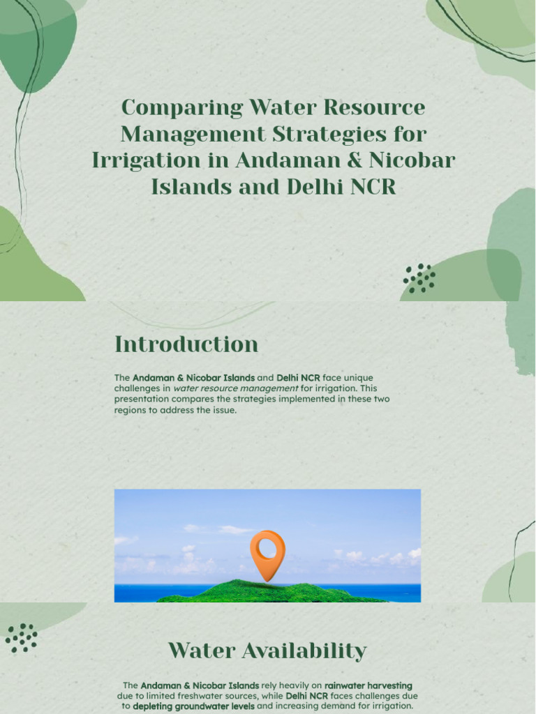 Slidesgo Comparing Water Resource Management Strategies For Irrigation ...