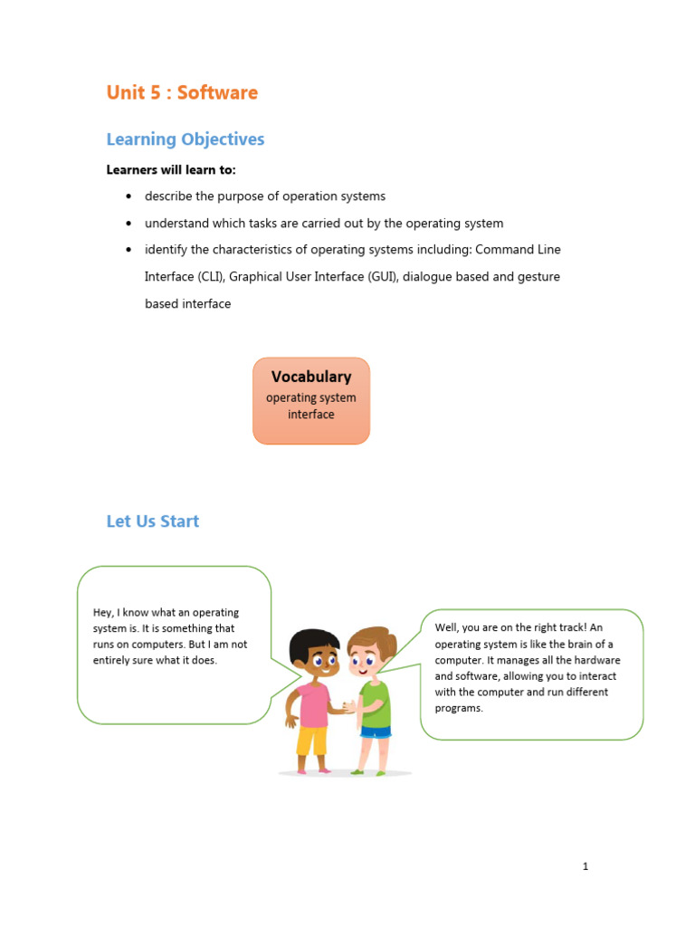 G6 Unit 5 Software | PDF | Graphical User Interfaces | Operating System