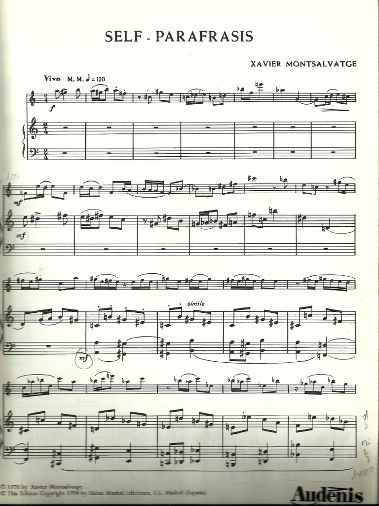 Partitura 1 | PDF