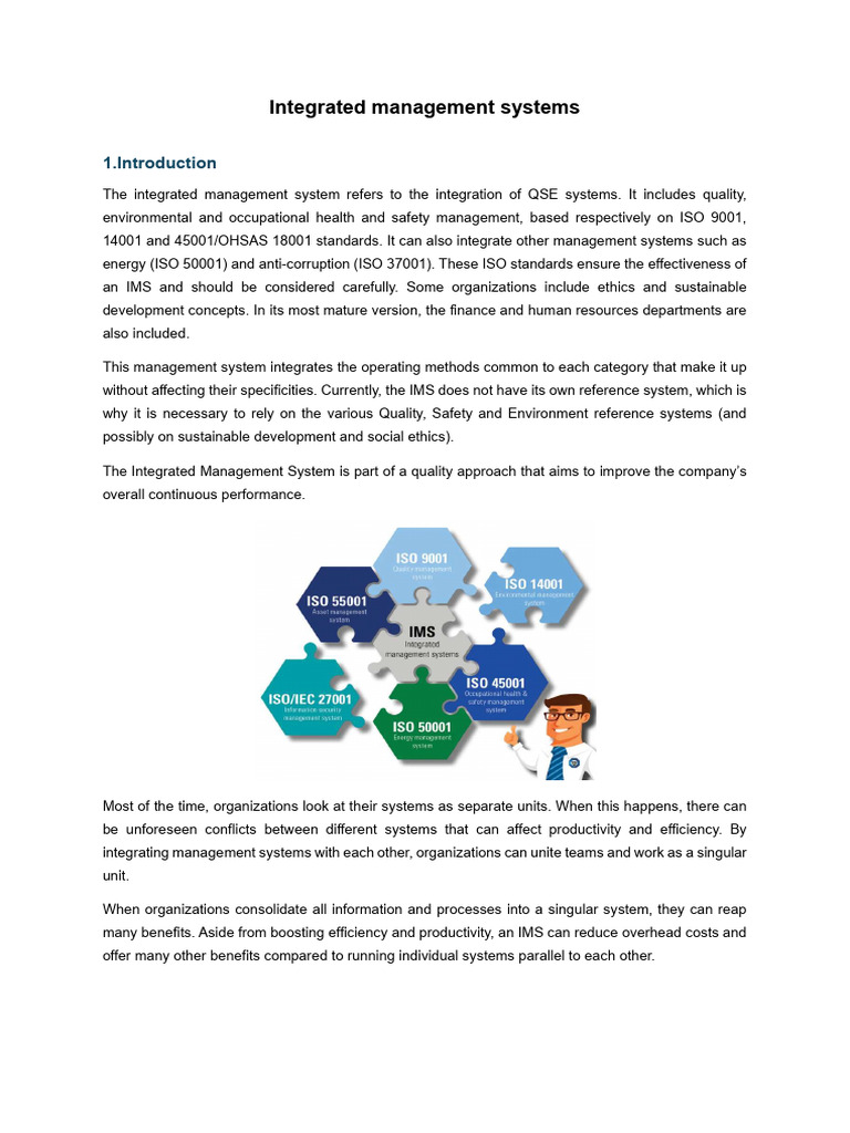 Integrated Management Systems Guide | PDF | System | Audit