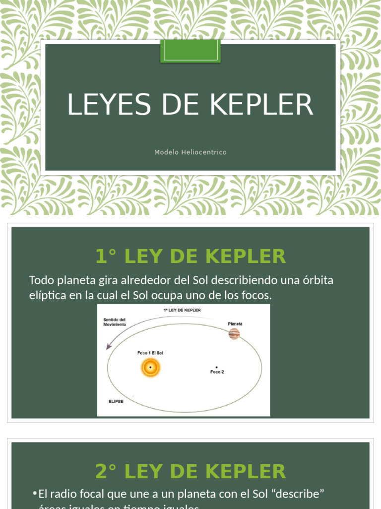 Leyes DE KEPLER | PDF | Ciencia y matemáticas