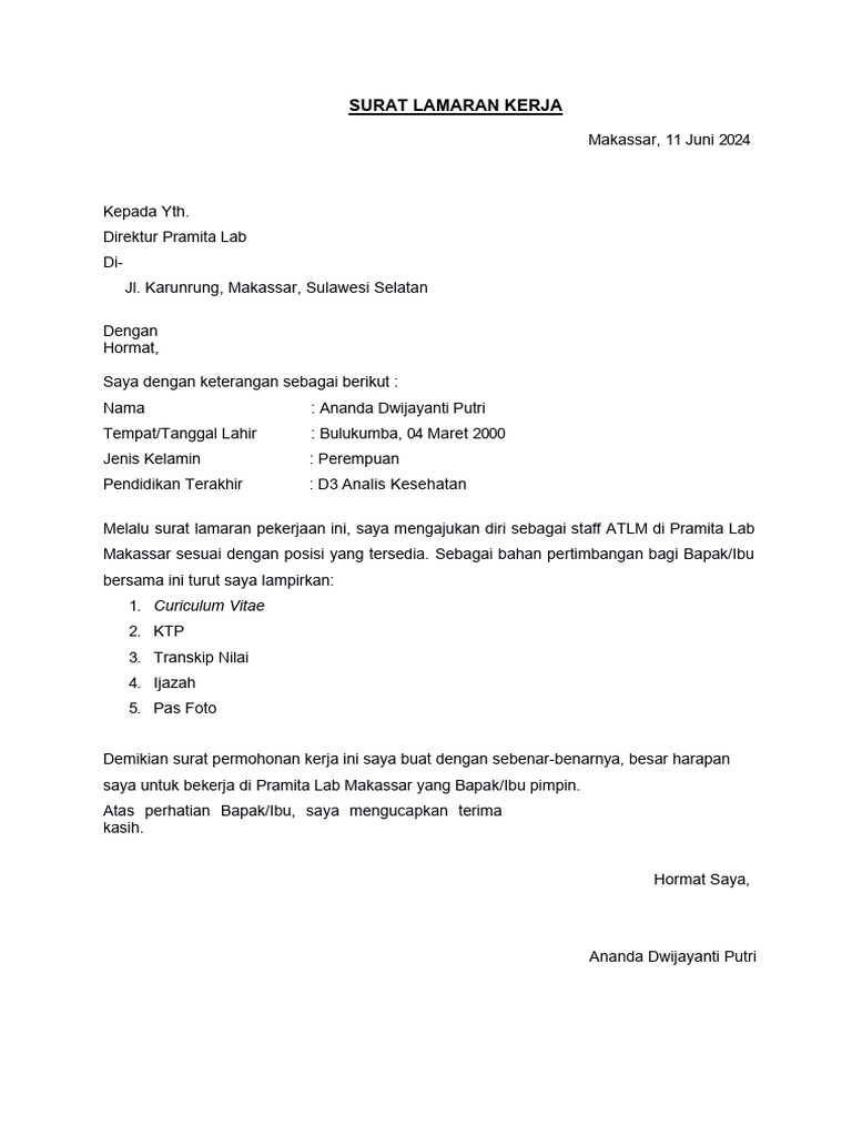 Cara Membuat PDF Lamaran Kerja di HP | PDF