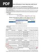 Hướng dẫn đăng ký GDTC Học lại Cải thiện qua cổng thông tin MYAEP 28.02.2024 | PDF