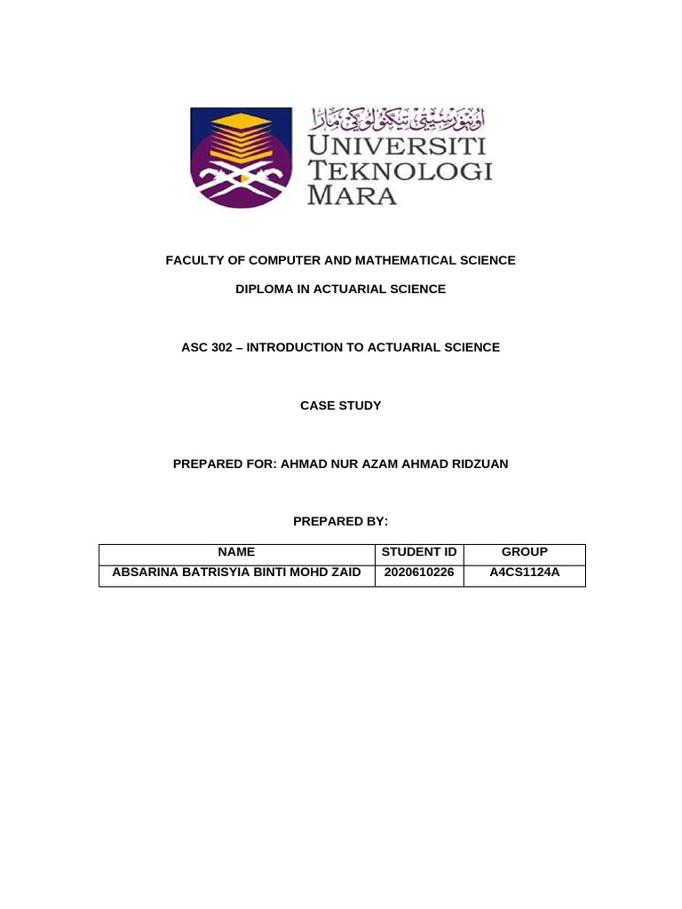 CASE STUDY2 | PDF | Insurance | Risk