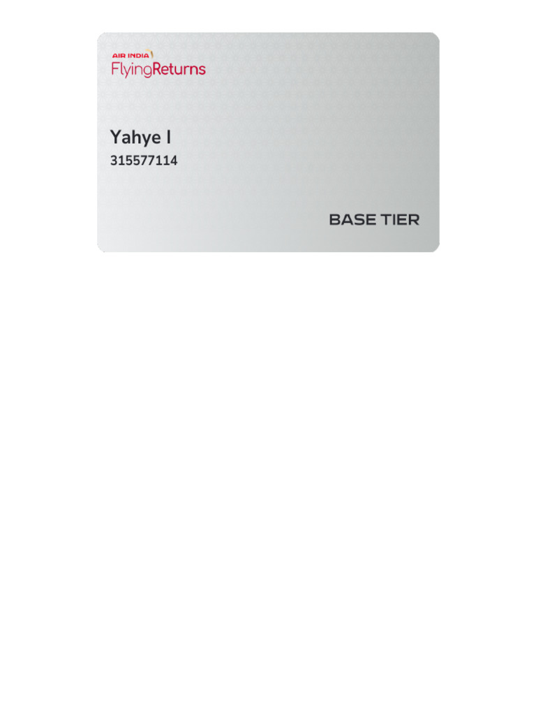 Membership Card | PDF