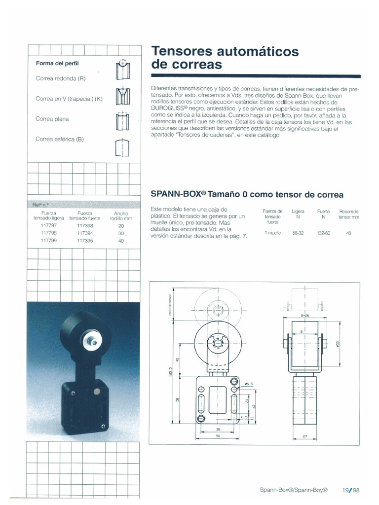 Tensor Spann Box 0 Castellano I | PDF