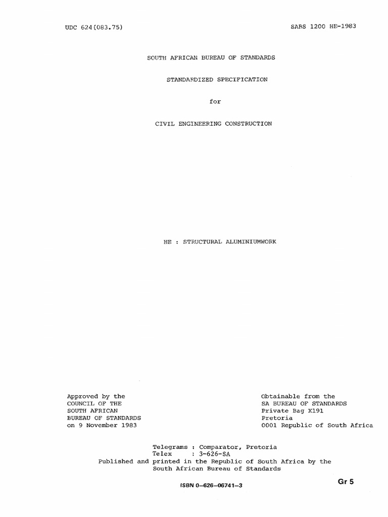 Section HE Structural Aluminiumwork | PDF | Screw | Engineering Tolerance
