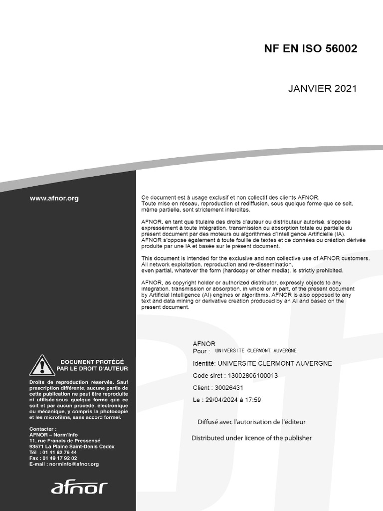 Innovation Management - Innovation Management System - Guidance | PDF