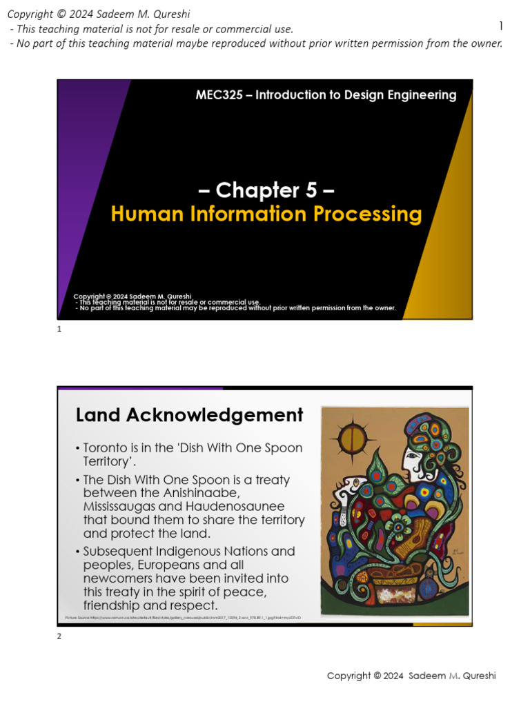 Chapter5 - Human Information Processing | PDF | Mental Chronometry | Decision Making
