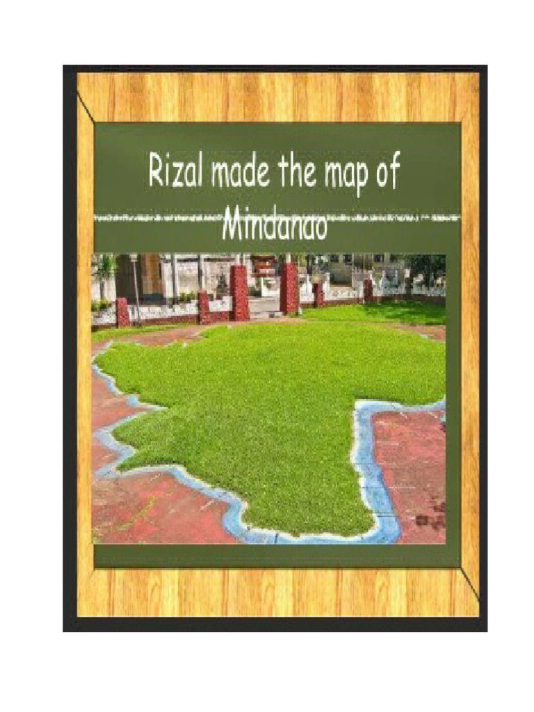 Rizal's Map of Mindanao | PDF