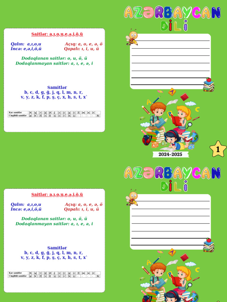 Kamilova Aidə - 2b - 2024-2025 DƏFTƏR Üzü PDF | PDF