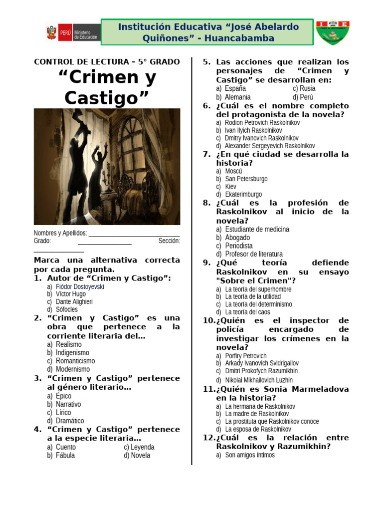 Crimen y Castigo | PDF | Crimen y castigo