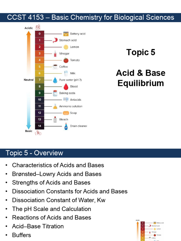 Acid-Base Equilibrium in Chemistry | PDF | Acid | Dissociation (Chemistry)
