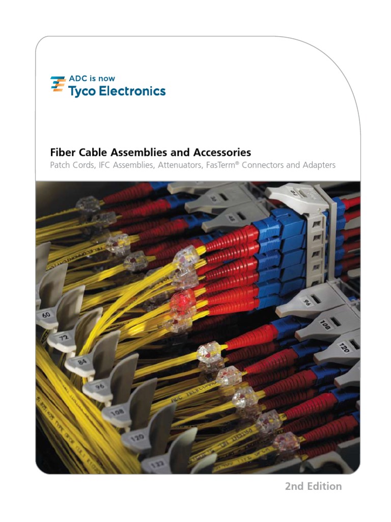 Tyco ADC Network | PDF | Optical Fiber | Electrical Connector