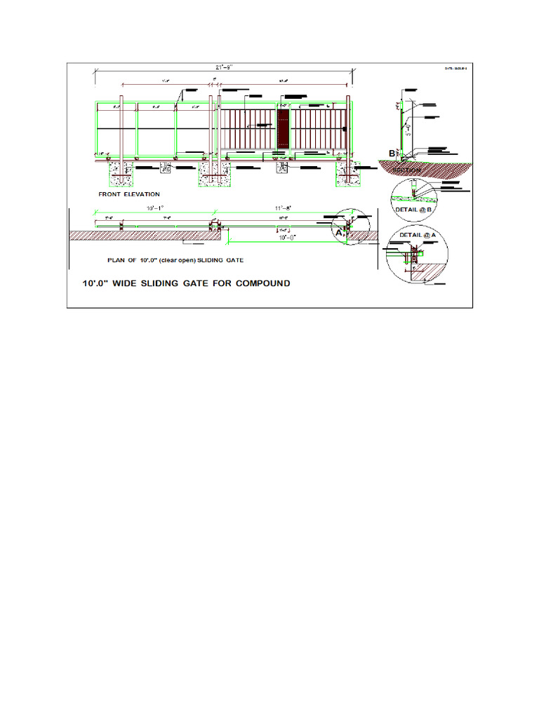 Sliding Gate | PDF