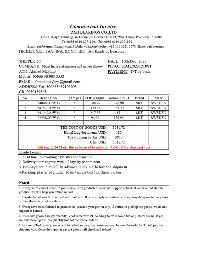 7- invoice 4 (1) | PDF | Business