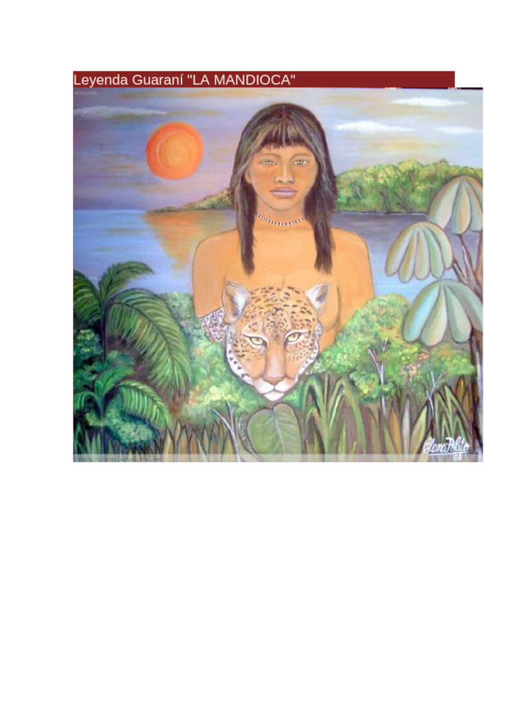 Leyenda Guaraní Mandioca | PDF