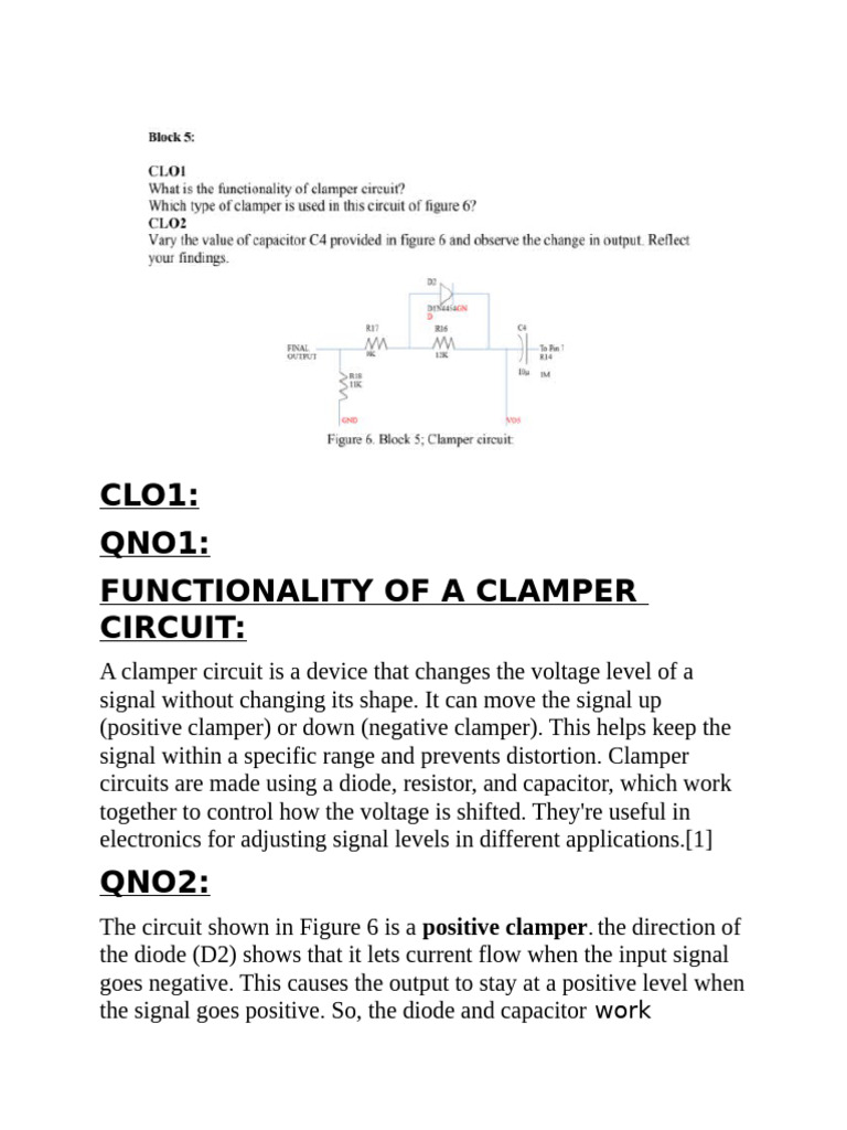Clamper CKT | PDF