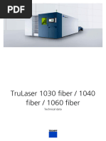 TRUMPF Technical Data Sheet TruFiber | PDF | Laser | Glass Applications